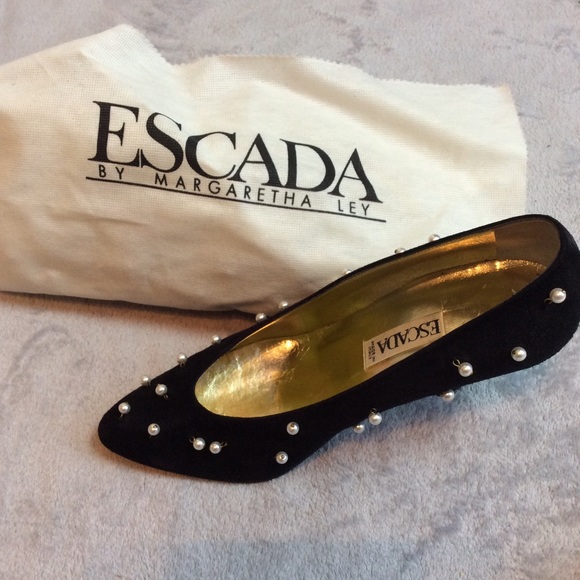 Escada | Shoes | Escada Pearl Heels 8 | Poshmark